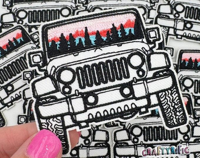 Car Patch, Trucker Hat Patch, Patch for Hat, DIY Patch, Embroidered ...