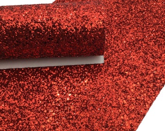 Red Glitter Vinyl | Etsy