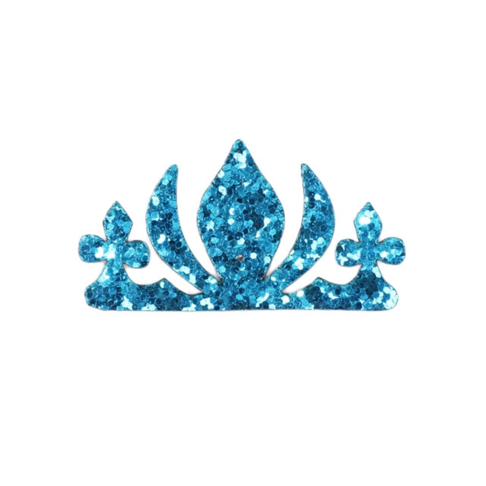 BLUE Glitter Felt Crown, Set of 2, Princess Felt Crown for Crafts ...