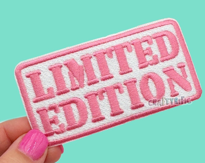Pink Limited Edition Patch Funny Patch Trucker Hat Patches Diy Patch