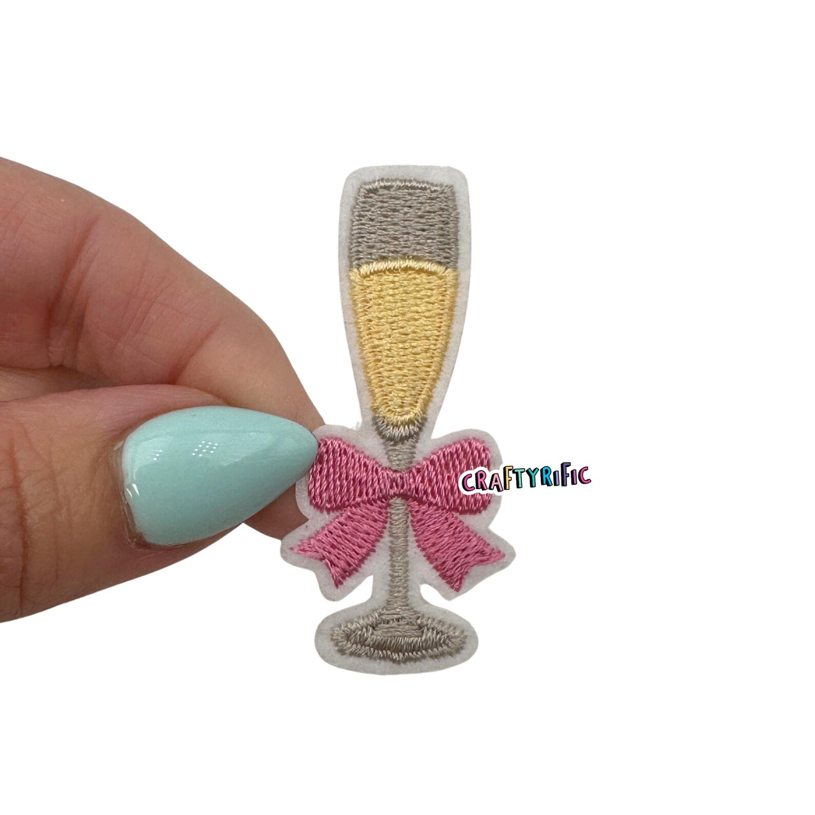 Champagne Glass Patch, Drinking Patch, Preppy Patch, Girly Patch ...