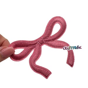 Bow Patch, 3" Inch Bow Patch, Hat Patch, Filler Patch, Trucker Hat Patch, Embroidery Patch - Etsy