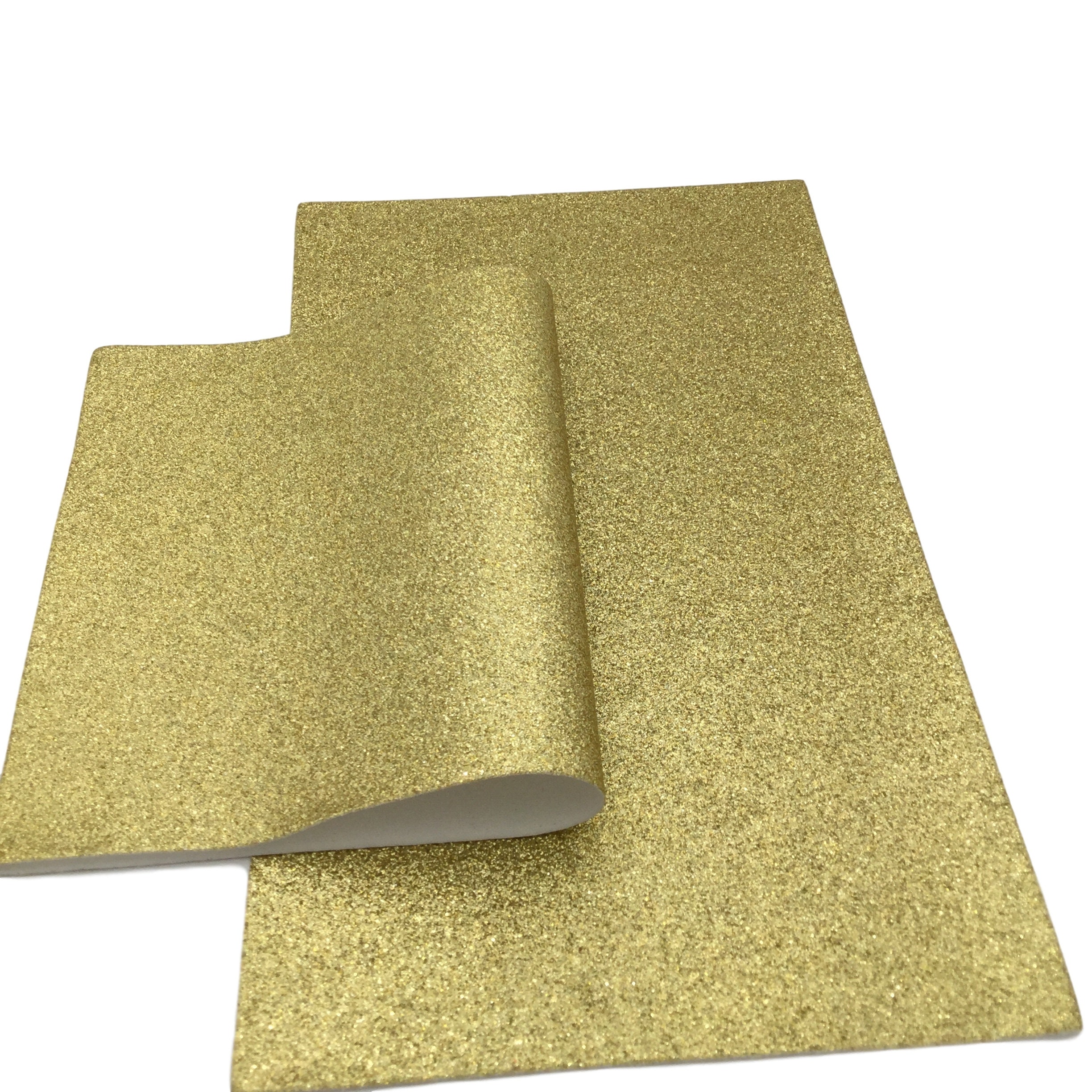 GOLD Fine Glitter Faux Leather Sheet Glitter Sheets Faux - Etsy