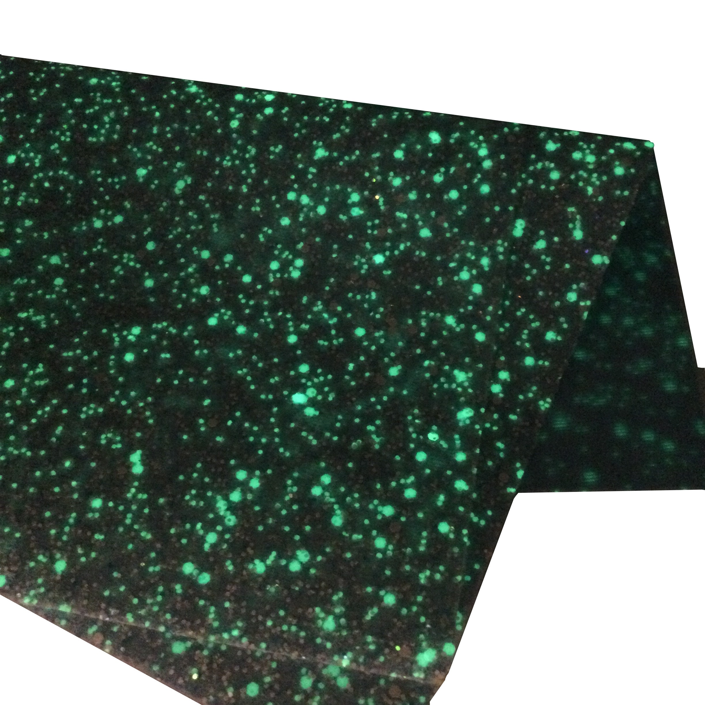 RED IRIDESCENT Glow in the Dark Chunky Glitter Fabric Sheets - 0678 - Etsy