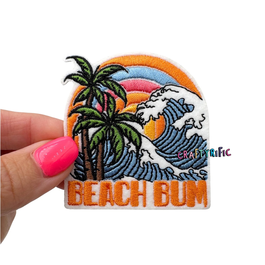Beach Bum Patch - Etsy