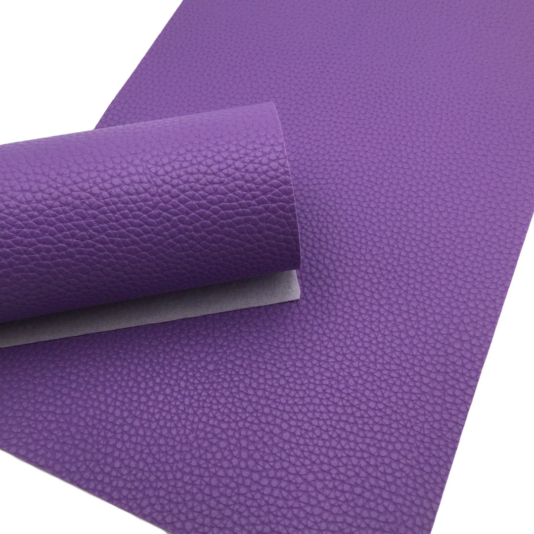 PURPLE Pebble Faux Leather Sheet, Leather Fabric Sheets, PU Leather ...