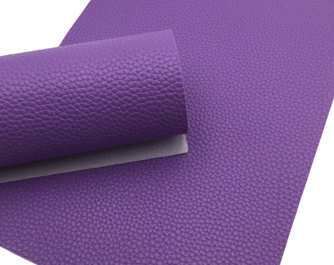 PURPLE Pebble Faux Leather Sheet, Leather Fabric Sheets, PU Leather ...