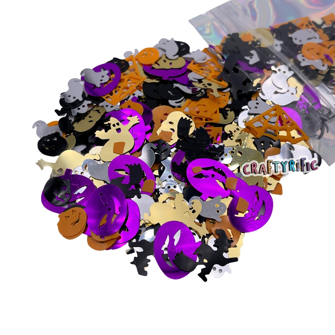 Halloween Sequin Glitter Mix - Etsy