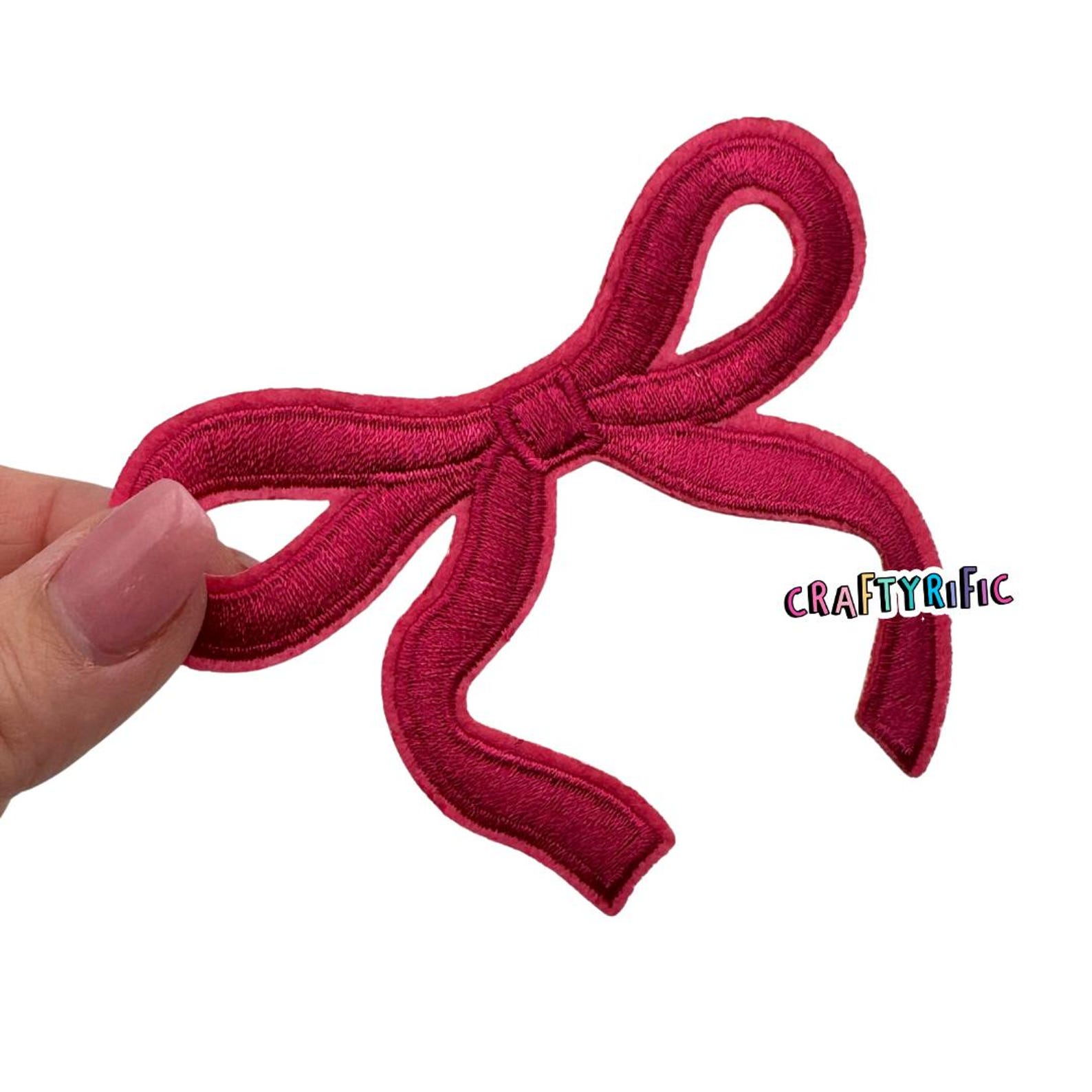 Bow Patch, 3" Inch Bow Patch, Hat Patch, Filler Patch, Trucker Hat ...
