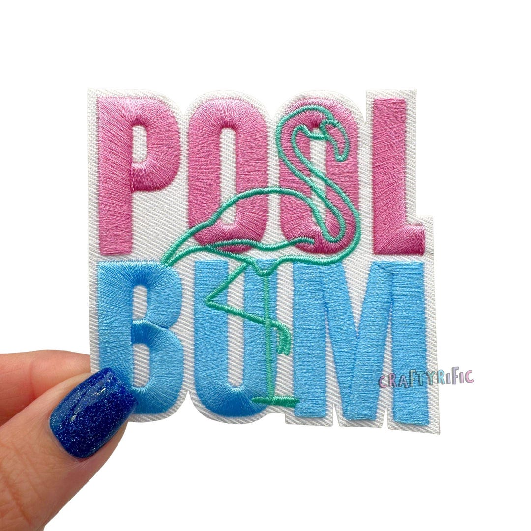 Pool Bum Patch - Etsy