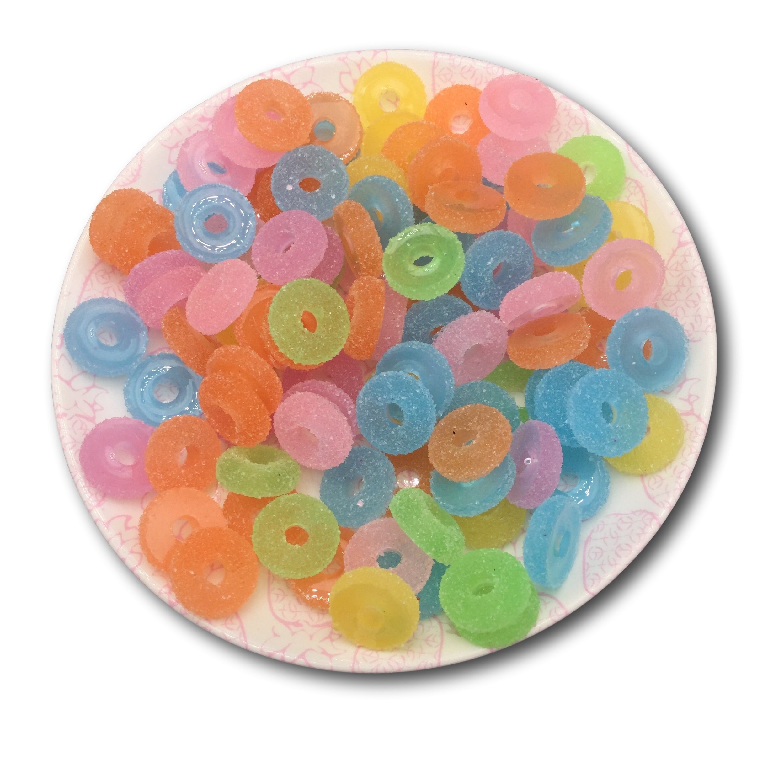 CANDY LOOPS Resin Flat Back Kawaii Flatbacks Random Colors - Etsy