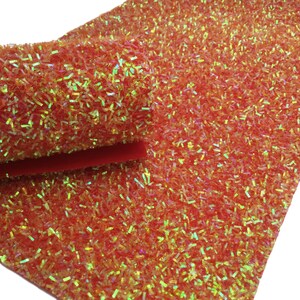 TINSEL RED Canvas Sheets With, Matching Color Backing, Tinsel Fabric ...
