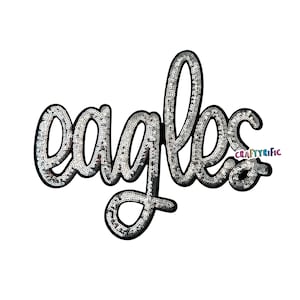 Eagles Sequin Patch, Mascot Game Day Large Patches, Iron On - Etsy