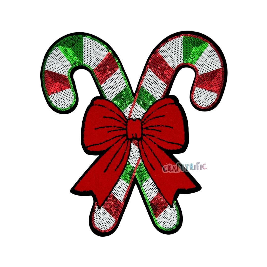 Christmas Sequin Patch, Large Patch, Sequin Iron on Patch, T-shirt ...