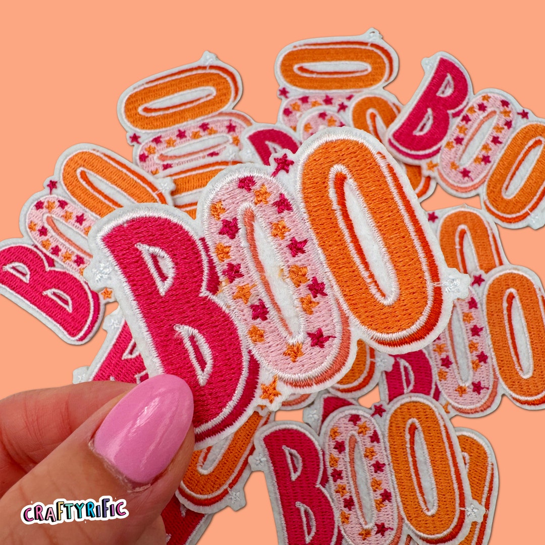 Boo Patch, Trucker Hat Patches, Halloween Patch, Fall Patches ...