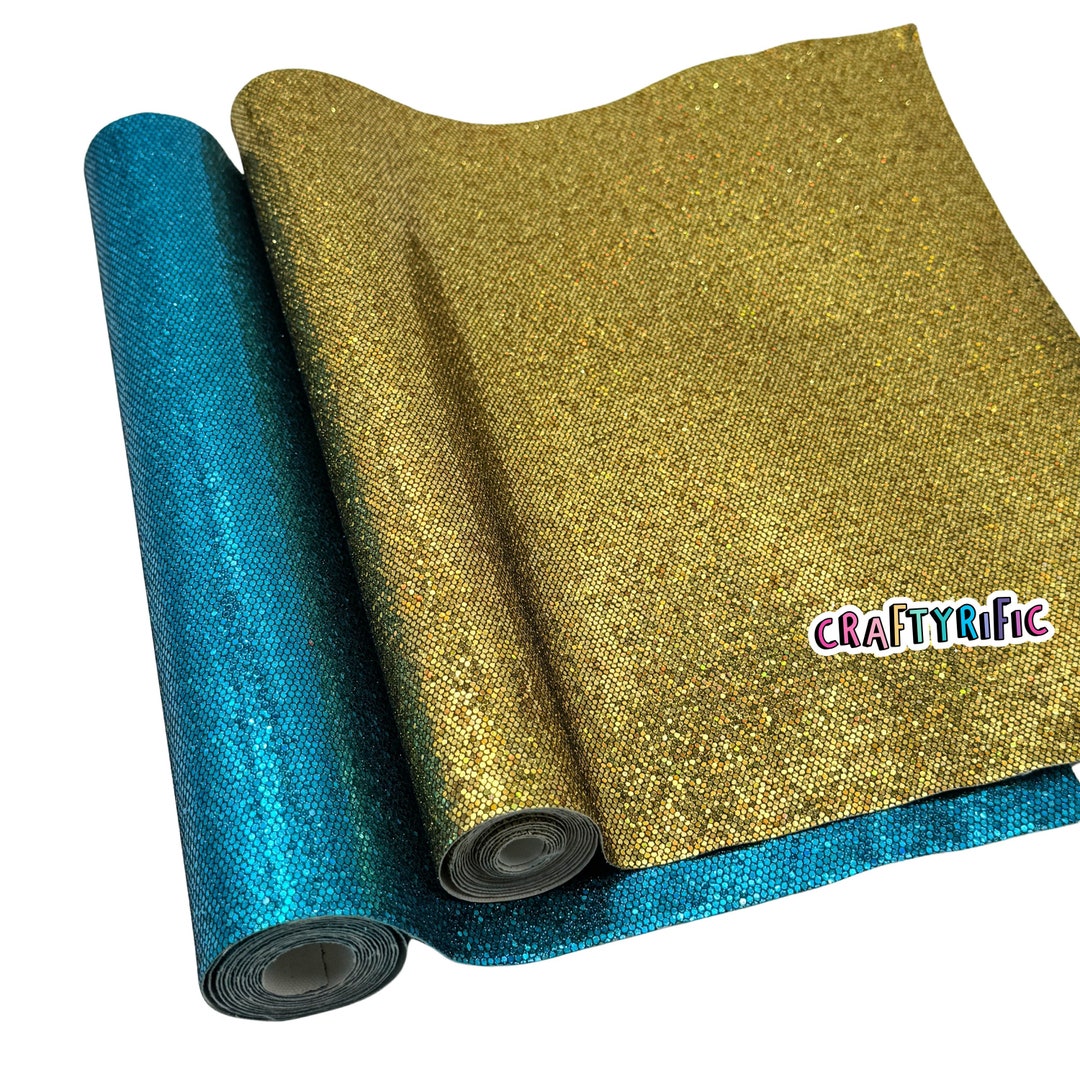 Disco Ball Glitter Faux Leather Roll 10x52in - Etsy