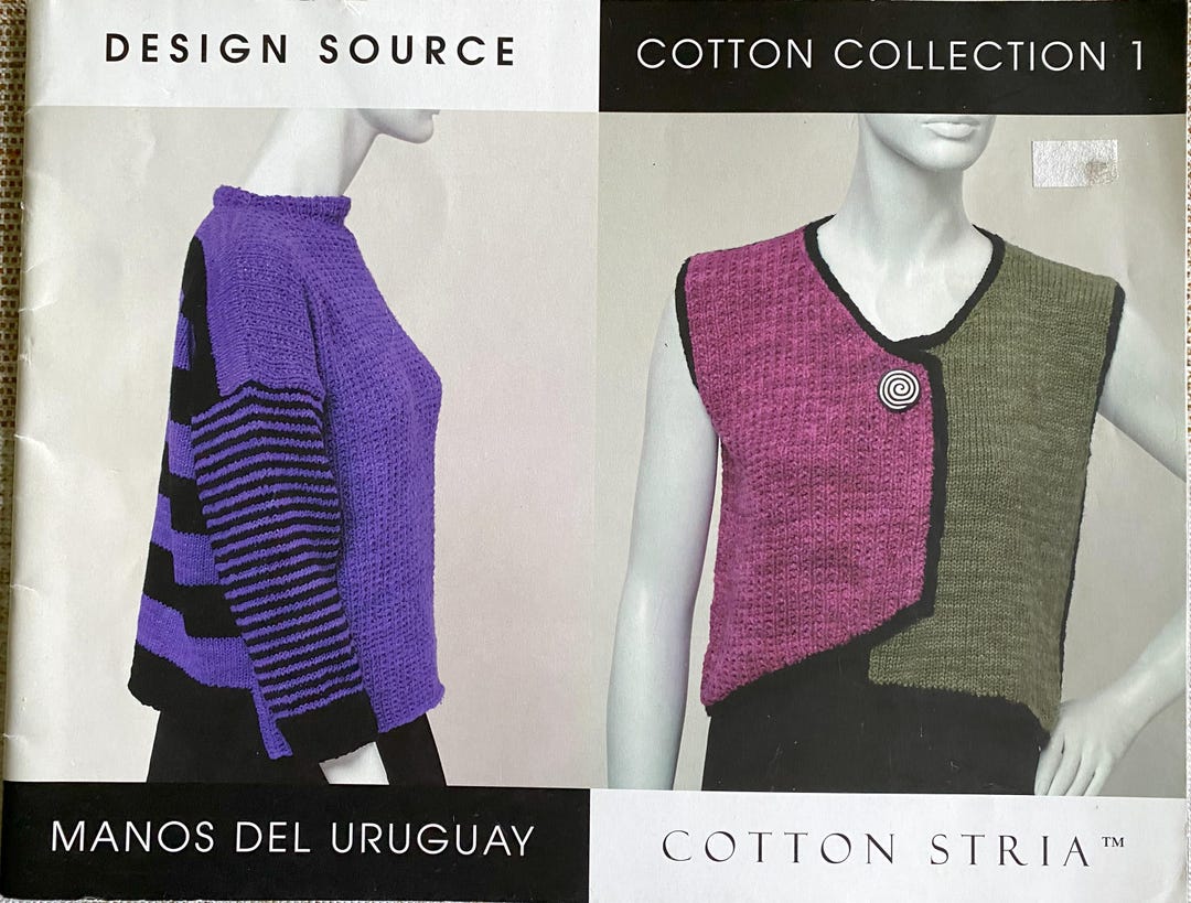Manos De Uruguay Cotton Collection 1 Book, Knitting Book, Knitting ...