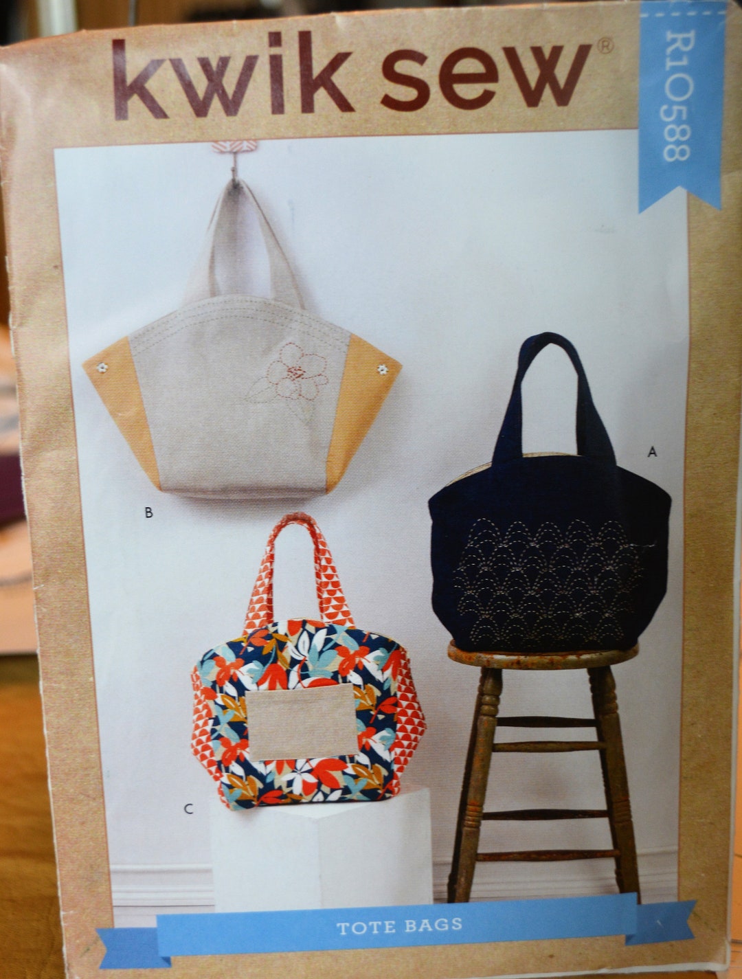 Kwik Sew R10588 Pattern, Bags Sewing Patterns, Bag Making, Sewing ...