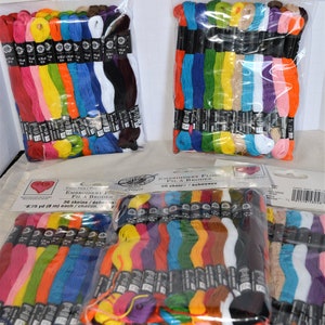 Embroidery Floss by Loops & Threads, 36 Skeins of Embroidery Floss ...
