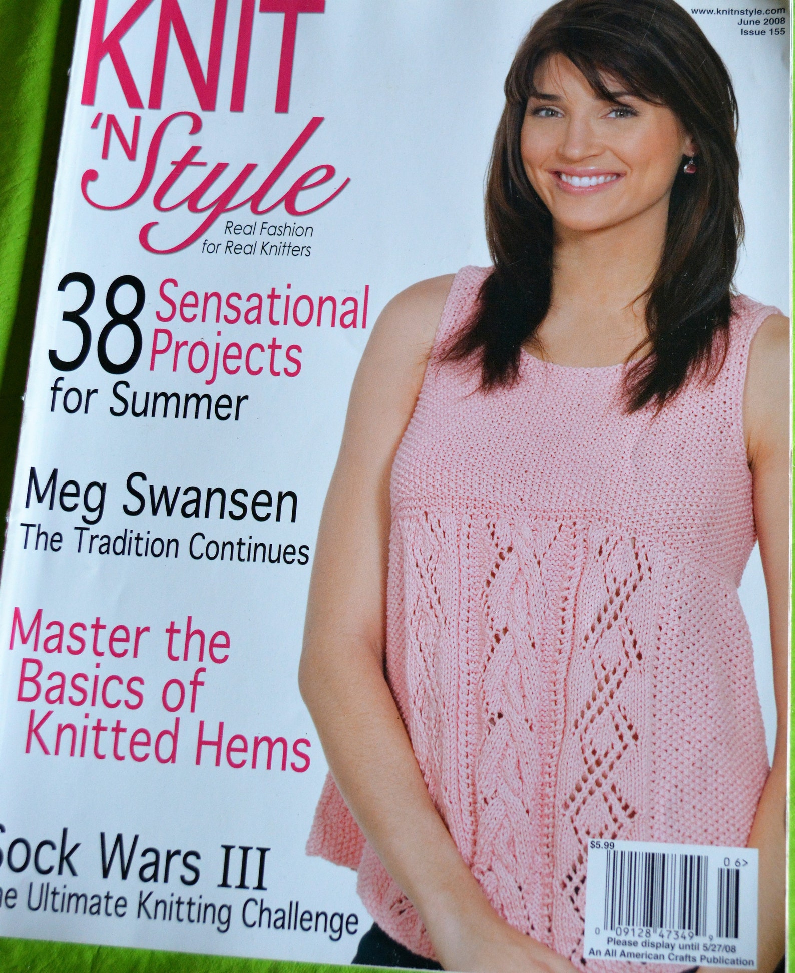 Knit'n Style June 2008 Magazine, Knitting Magazine, Knitting Patterns ...