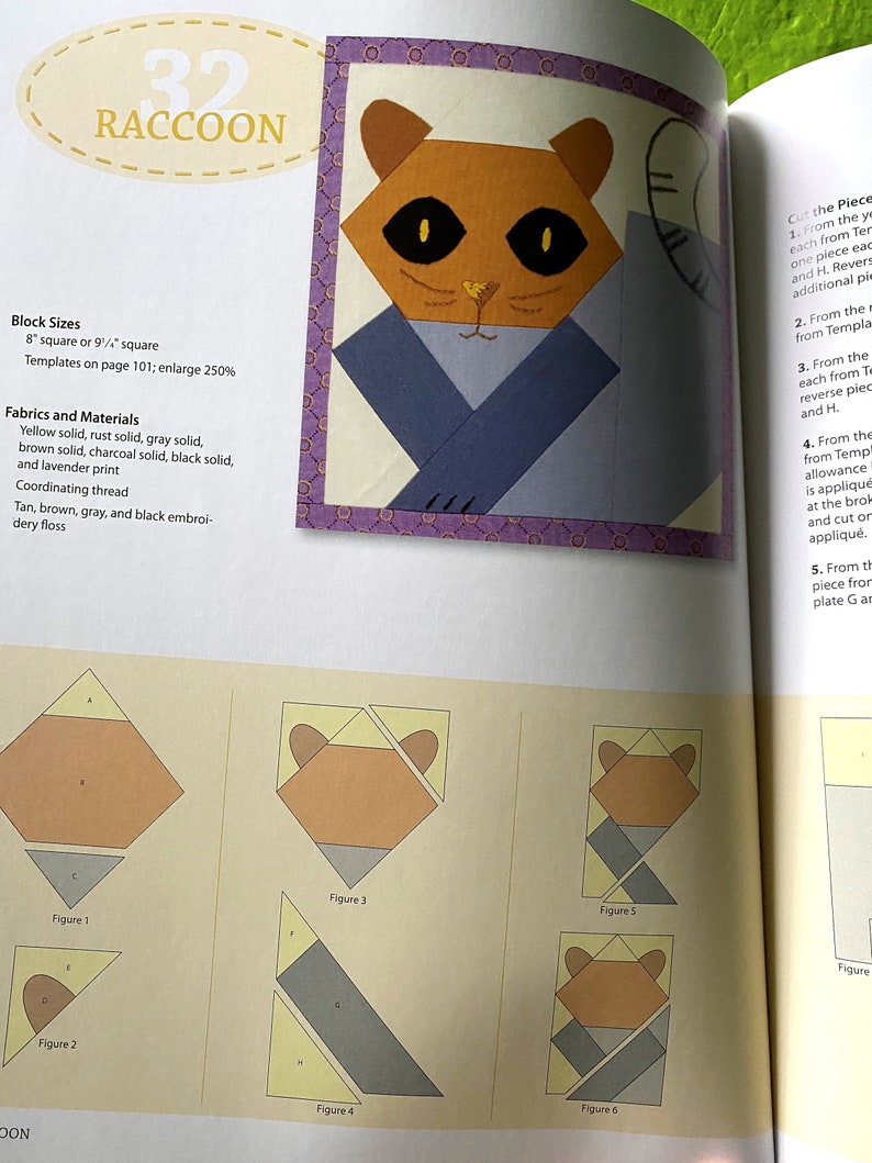 45 Quilt Blocks Animals Animal Quilt Blocks Quilting Book - Etsy