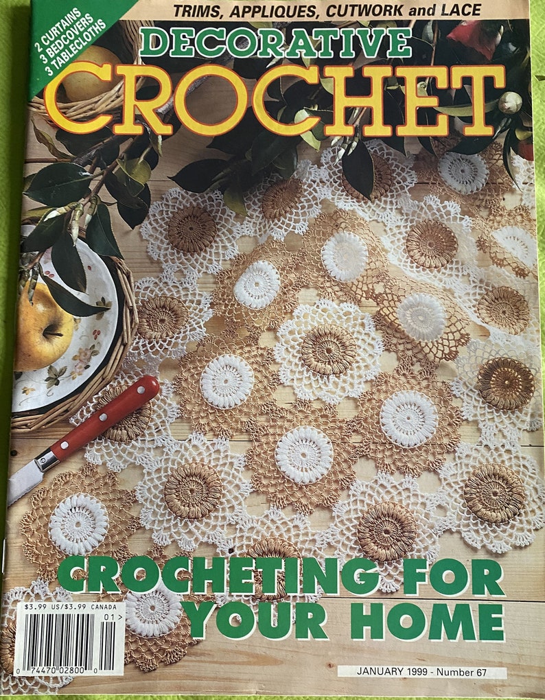 Decorative Crochet Magazine January 1999, Crochet Magazine, Crochet ...