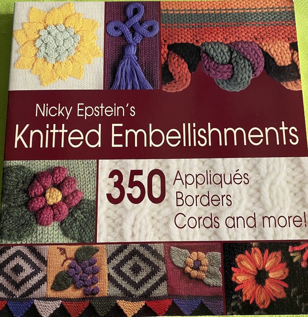 Knitted Embellishments, Knitting Book, Knitting Patterns, Knitting ...