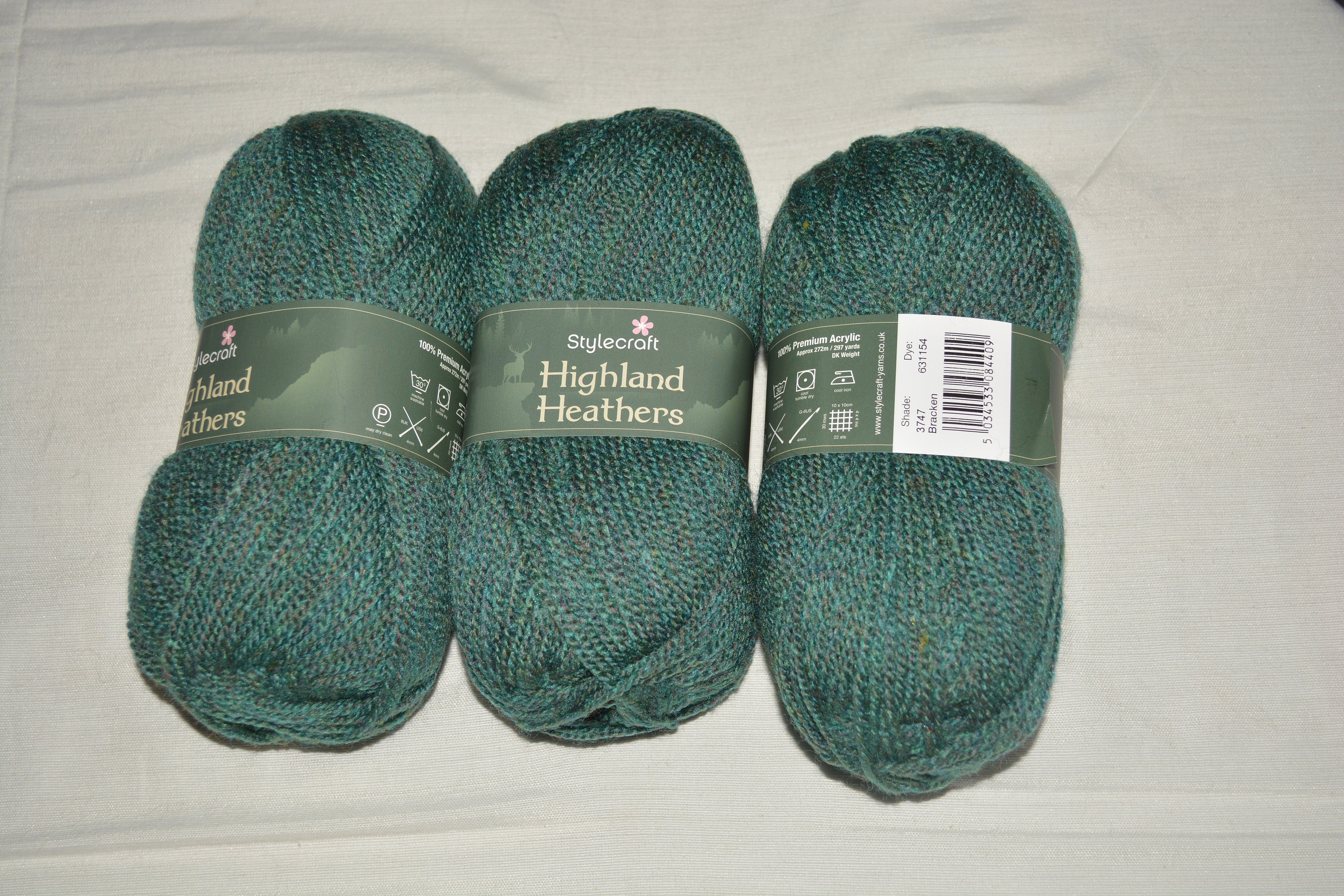 Stylecraft Highland Heathers Yarn, Acrylic Yarn, Vegan Yarn. - Etsy