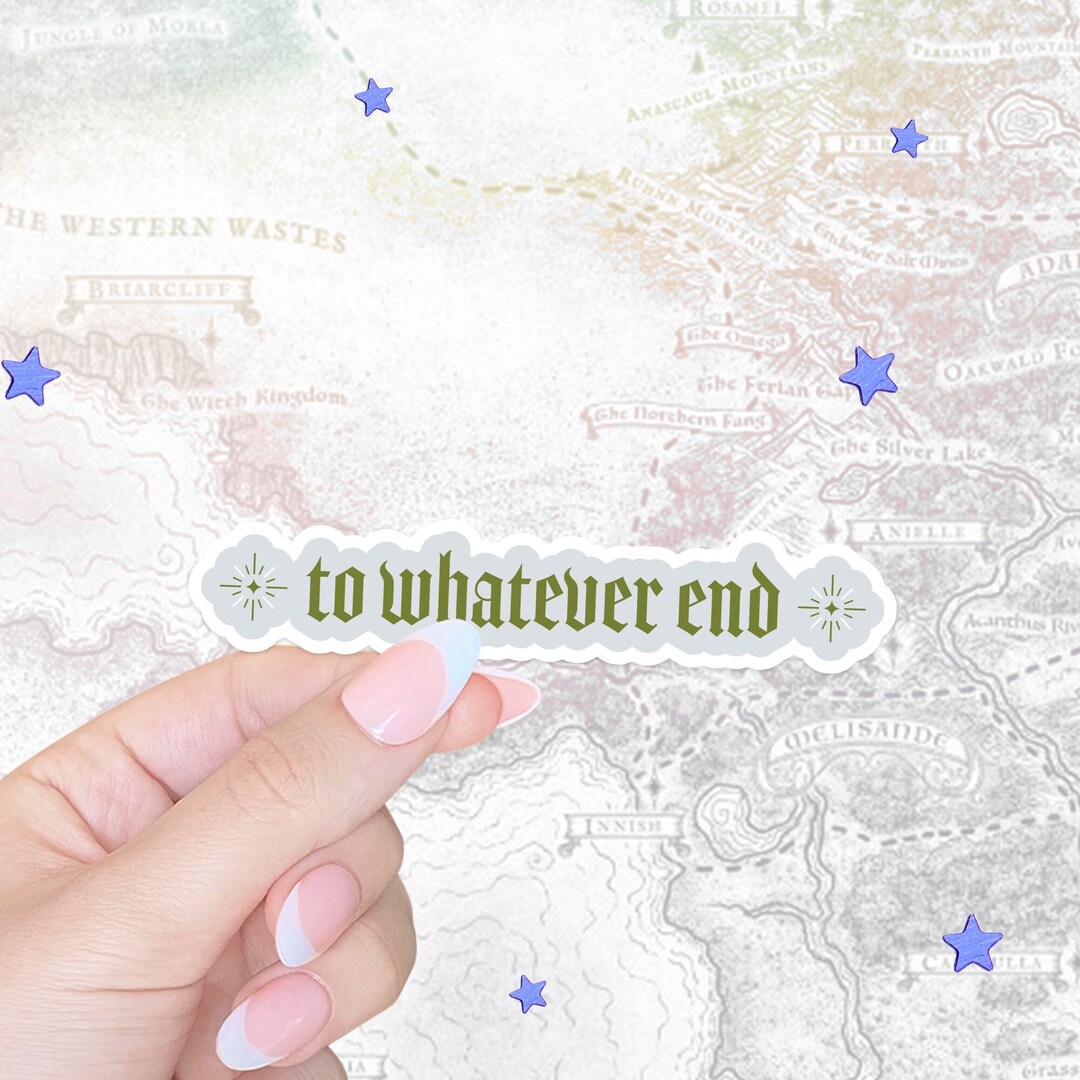 Throne of Glass Sticker | Kindle Sticker | to Whatever End Sticker ...