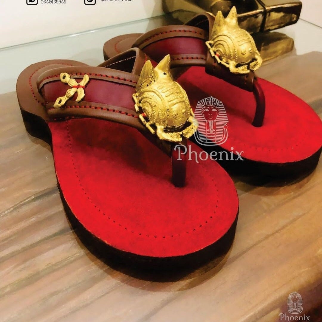 Ahenema Slippers, African Slippers, Slippers, Cross Slippers, African ...