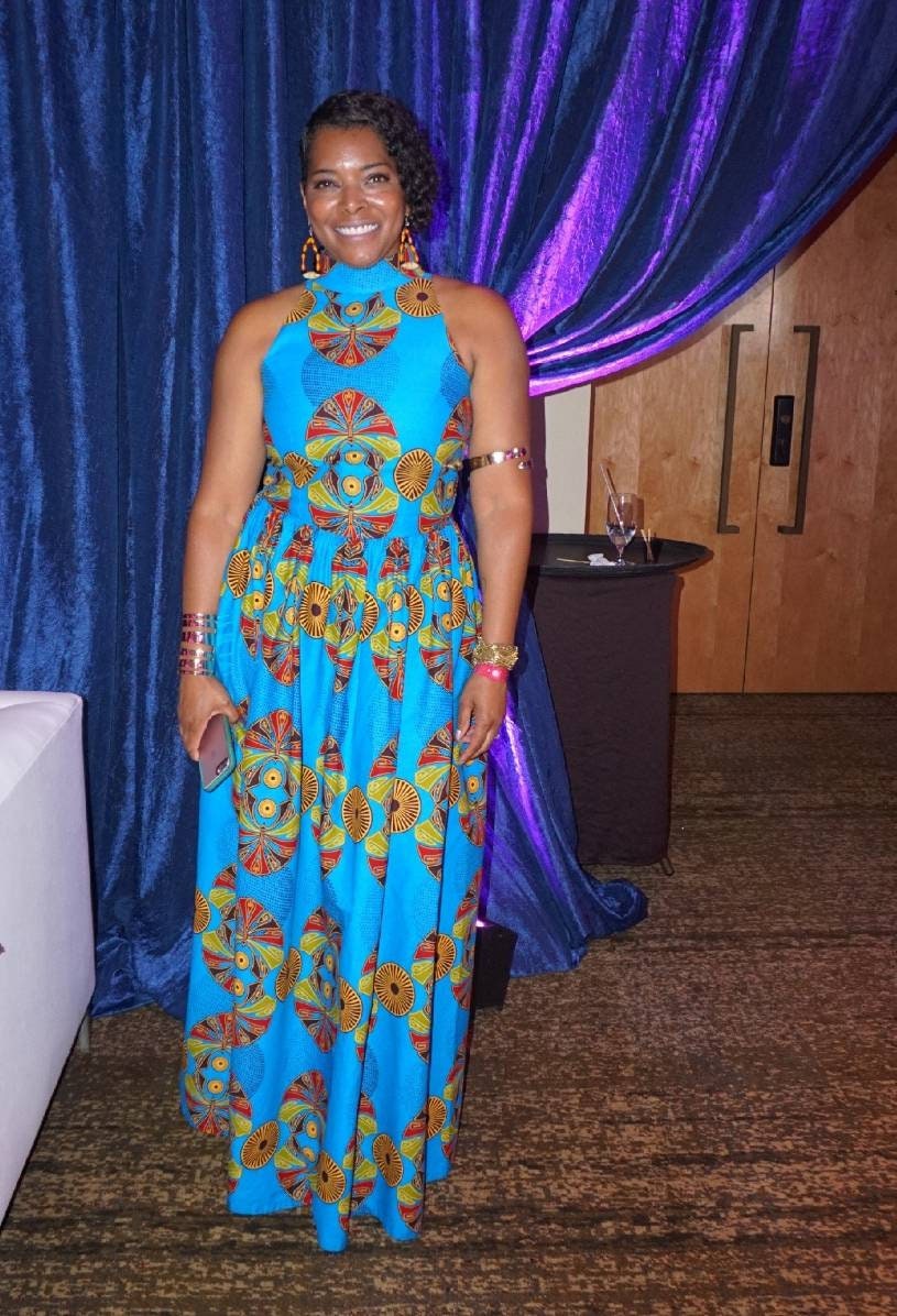 African maxi dress African women's dress Dashiki prom | Etsy