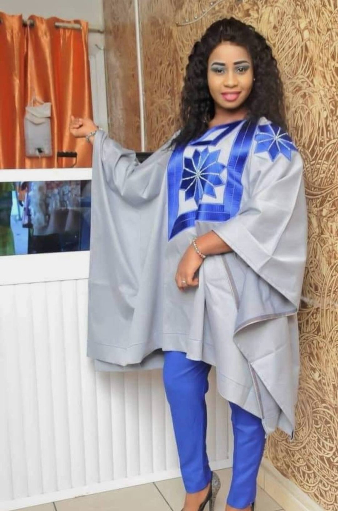 Dashiki Long Dress, African Women's Dress, Handmade Dashiki Dress ...