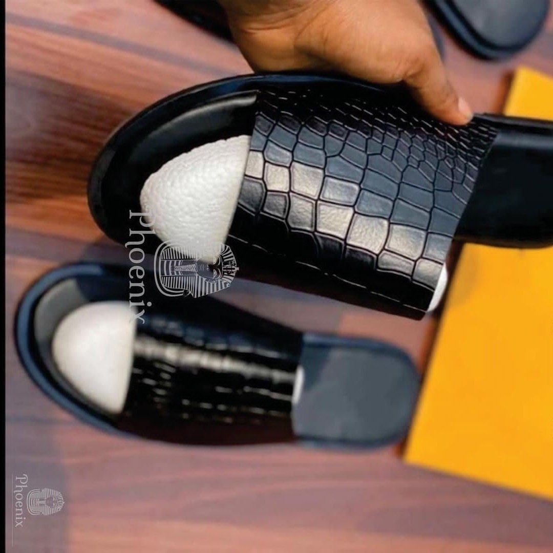 Ahenema Slippers, African Slippers, Slippers, Cross Slippers, African ...