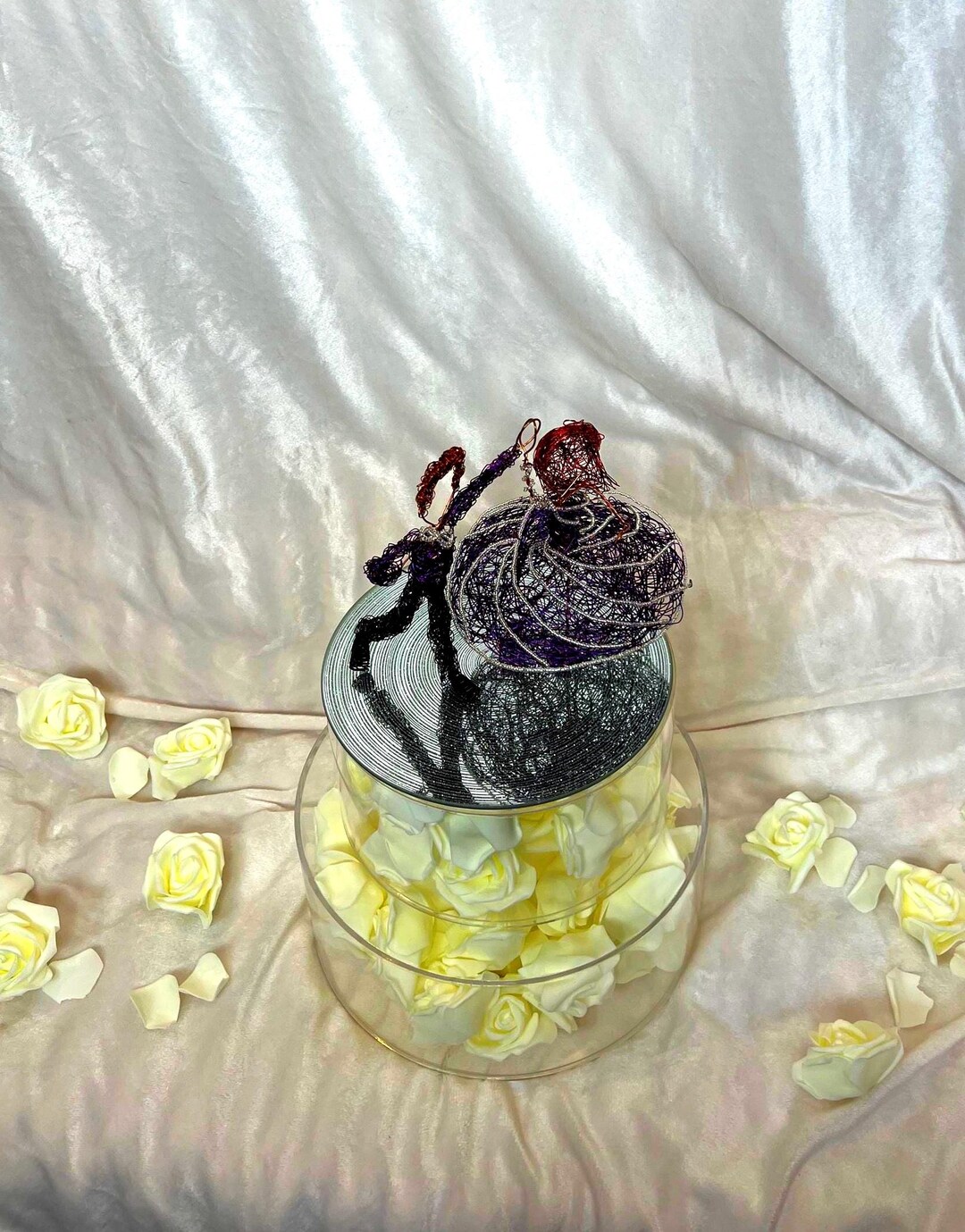 Vibrant Connection , Wedding Cake Topper , Unique Wedding Cake Topper ...