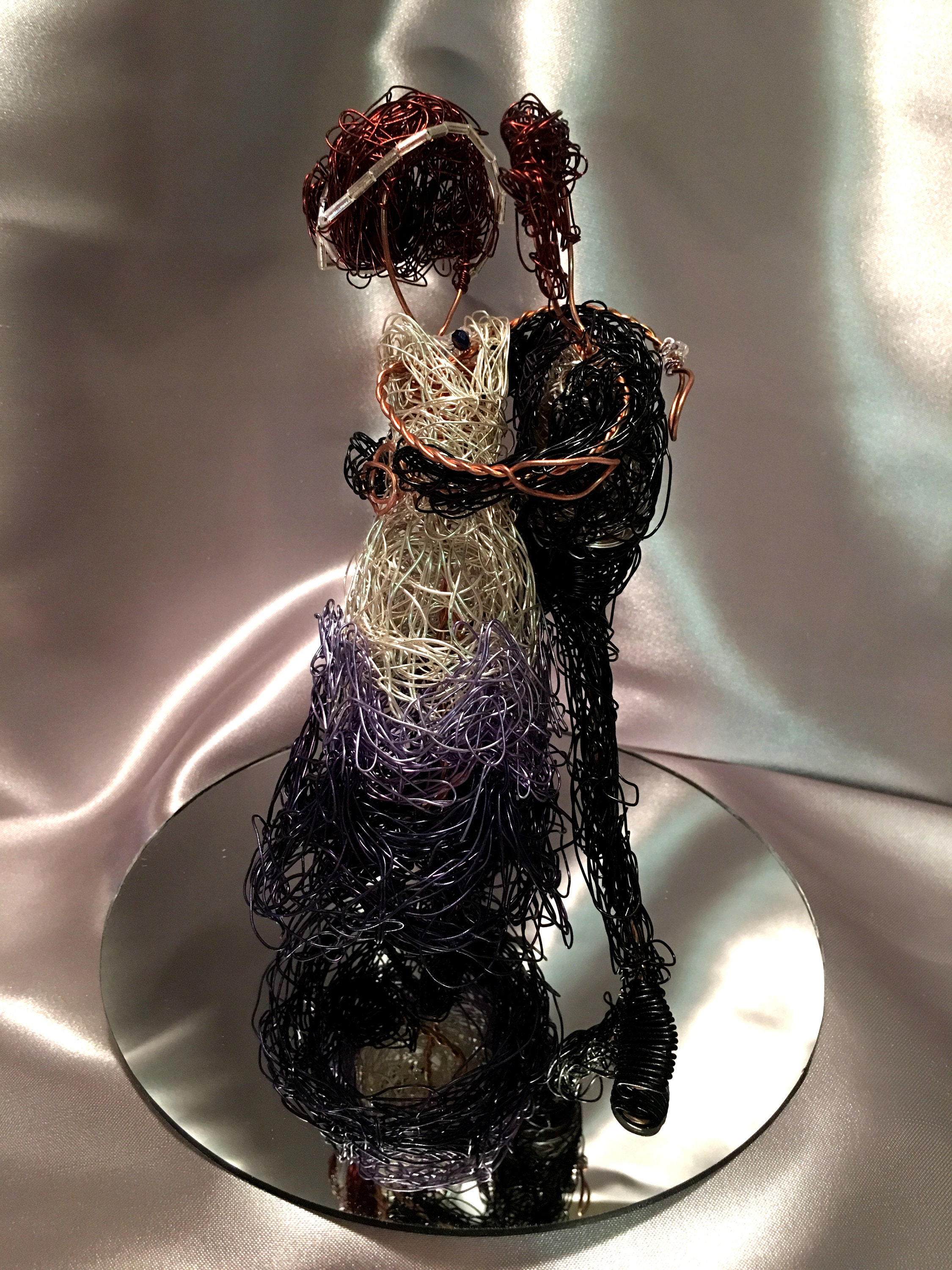 Pretty in Purple , Wedding Cake Topper , Unique Wedding Cake Topper ...