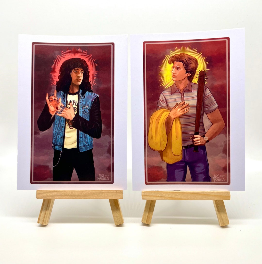 Eddie & Steve Patron Saint Postcards - Etsy