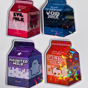 Abnormal Milk & Juice Sticker Pack - Etsy
