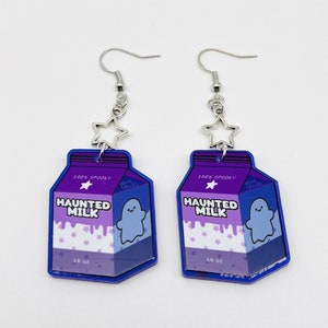 Abnormal Juice & Milk Carton Earrings - Etsy UK
