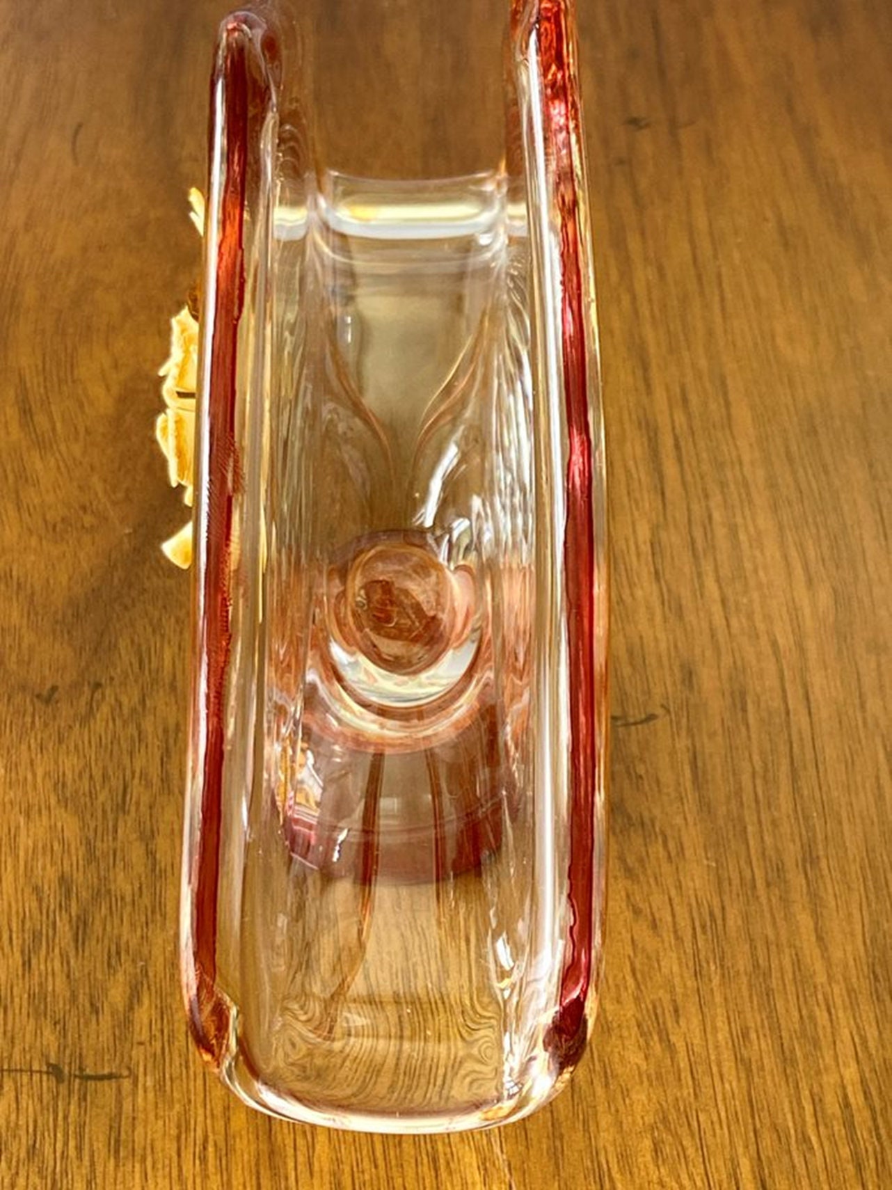RARE Duralex, France via Veneto Glass Napkin Holder With Ceramic and ...
