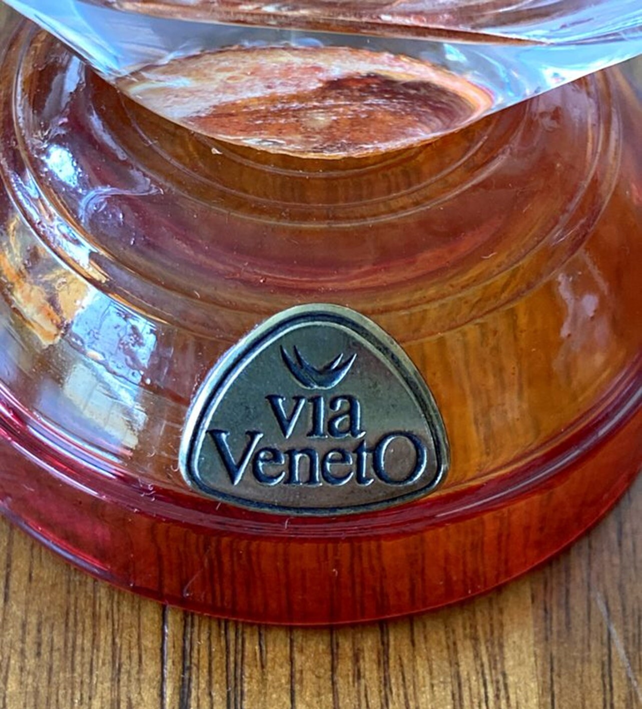 RARE Duralex, France via Veneto Glass Napkin Holder With Ceramic and ...