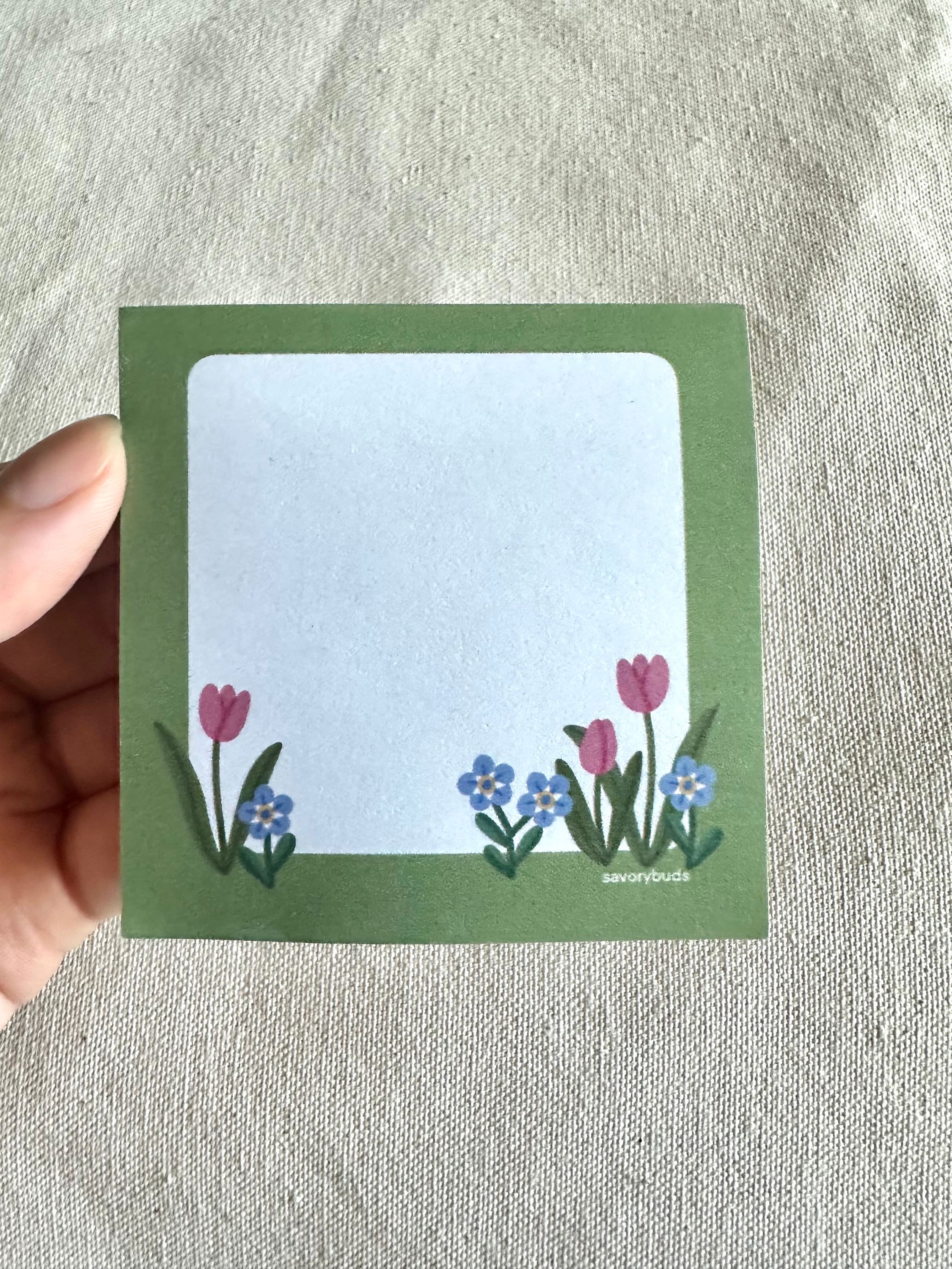 Floral Sticky Post-it Notes - Etsy