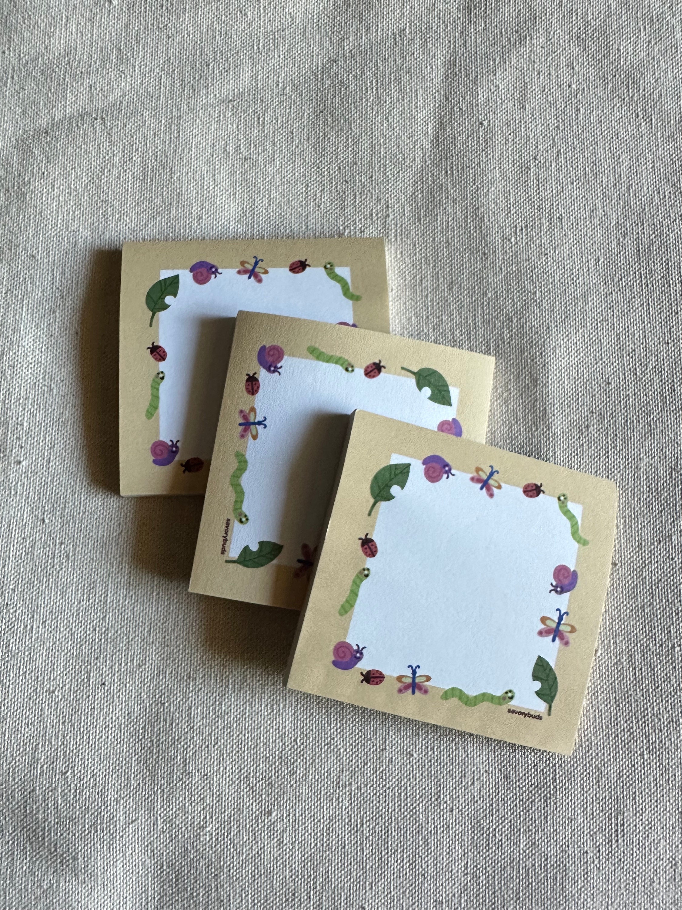 3 Sticky Post-it Note Set - Etsy