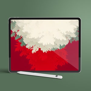 Gradient iPad Wallpaper Background INSTANT DOWNLOAD - Christmas ...