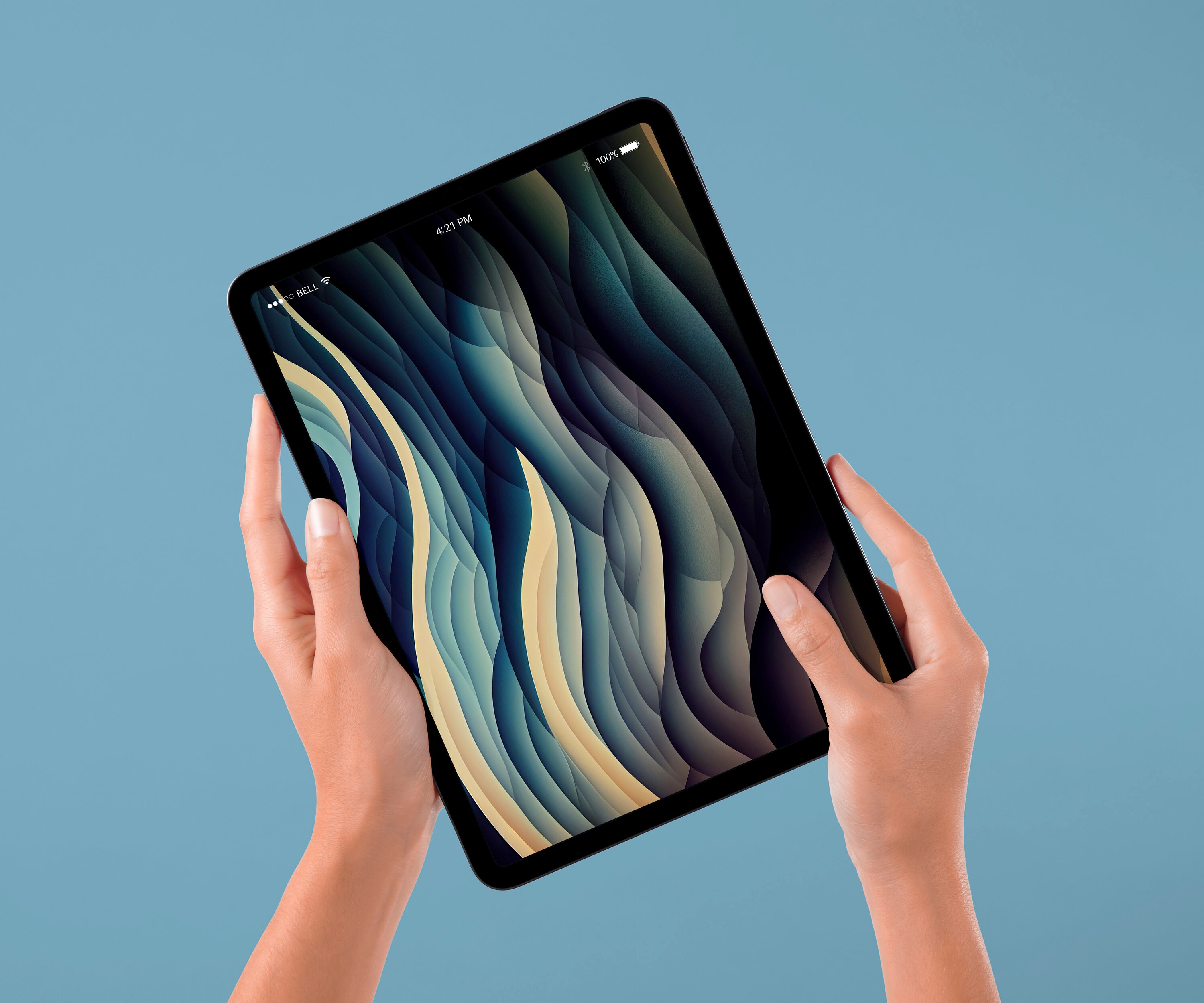 Abstract Gradient iPad Wallpaper – Aesthetic Tablet Background (digital ...
