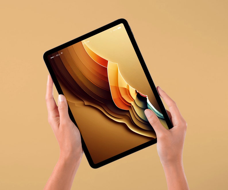 FALL Autumn Halloween Colors Gradient iPad Wallpaper Background INSTANT ...