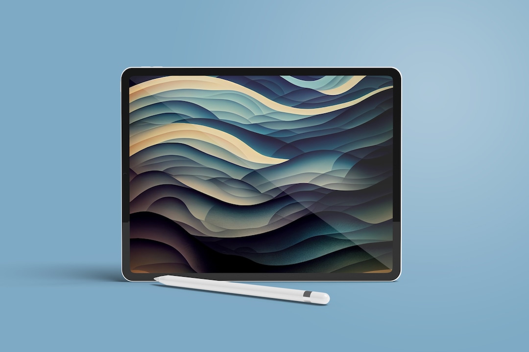 Abstract Gradient iPad Wallpaper – Aesthetic Tablet Background (digital ...