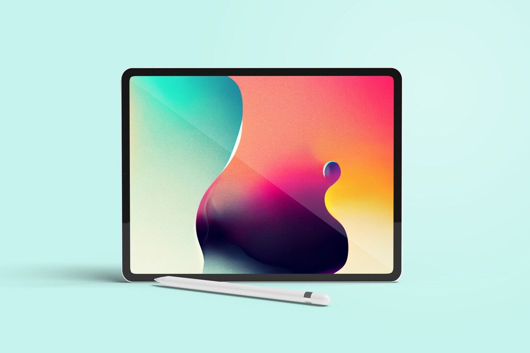 Abstract Gradient iPad Wallpaper – Aesthetic Background (digital ...