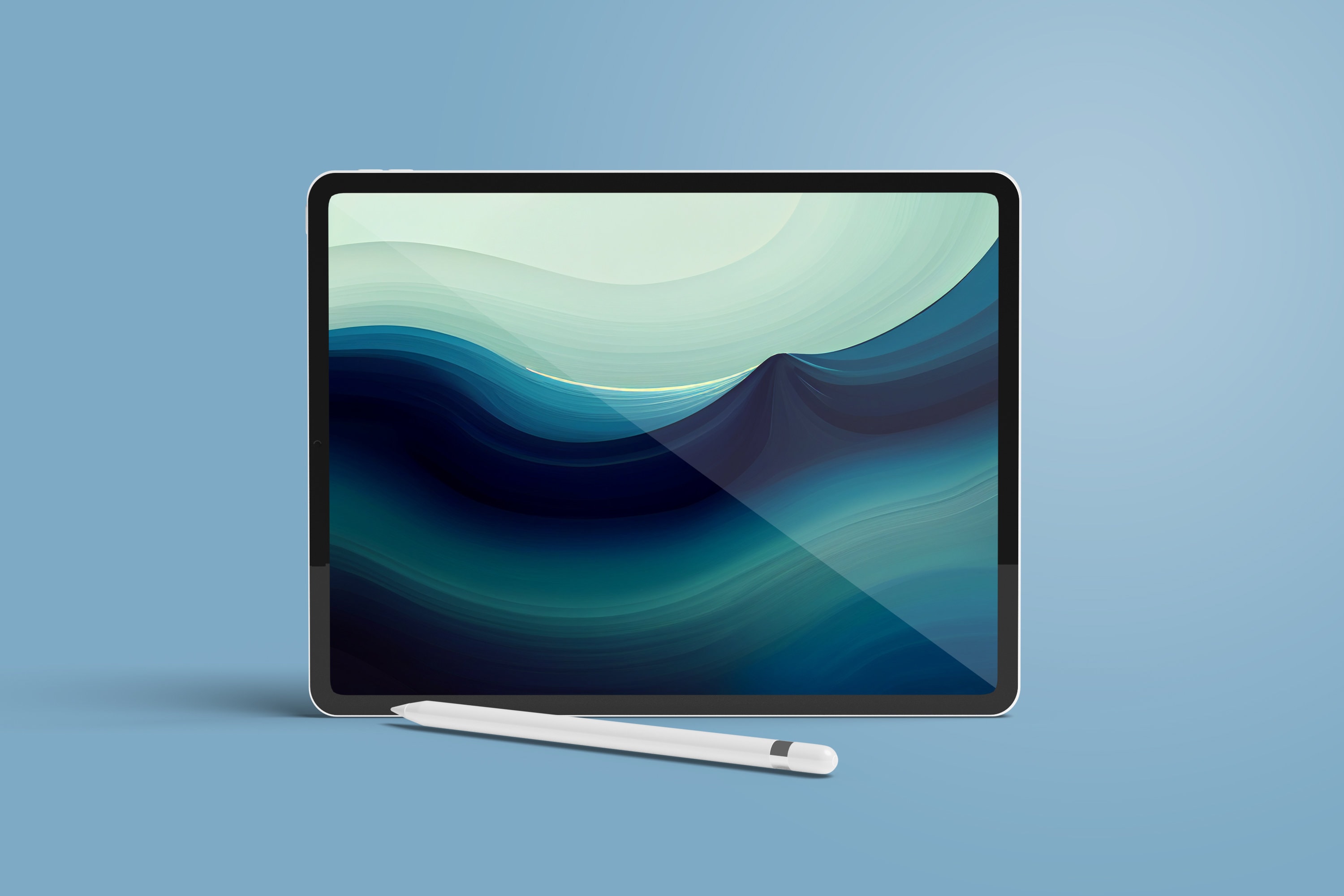 Abstract Gradient iPad Wallpaper - Aesthetic Background (instant ...