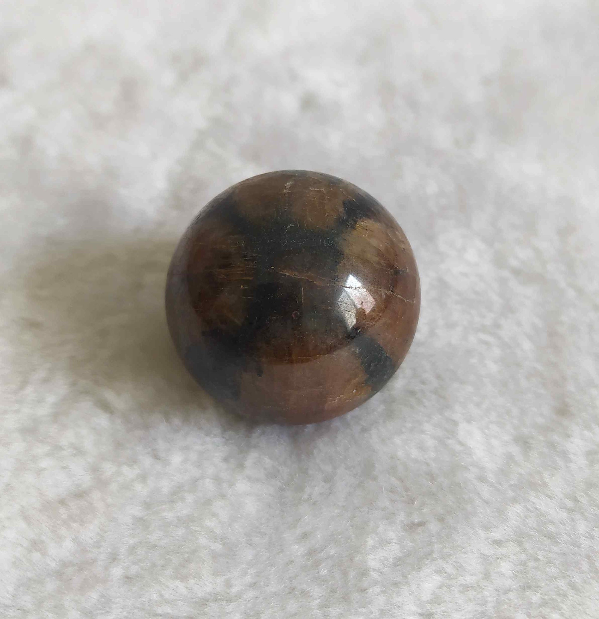 33mm Natural Andalusite Carved Sphere Andalusite Cross Stone | Etsy