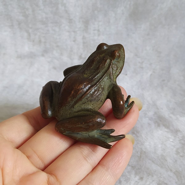 Brass Frog - Etsy